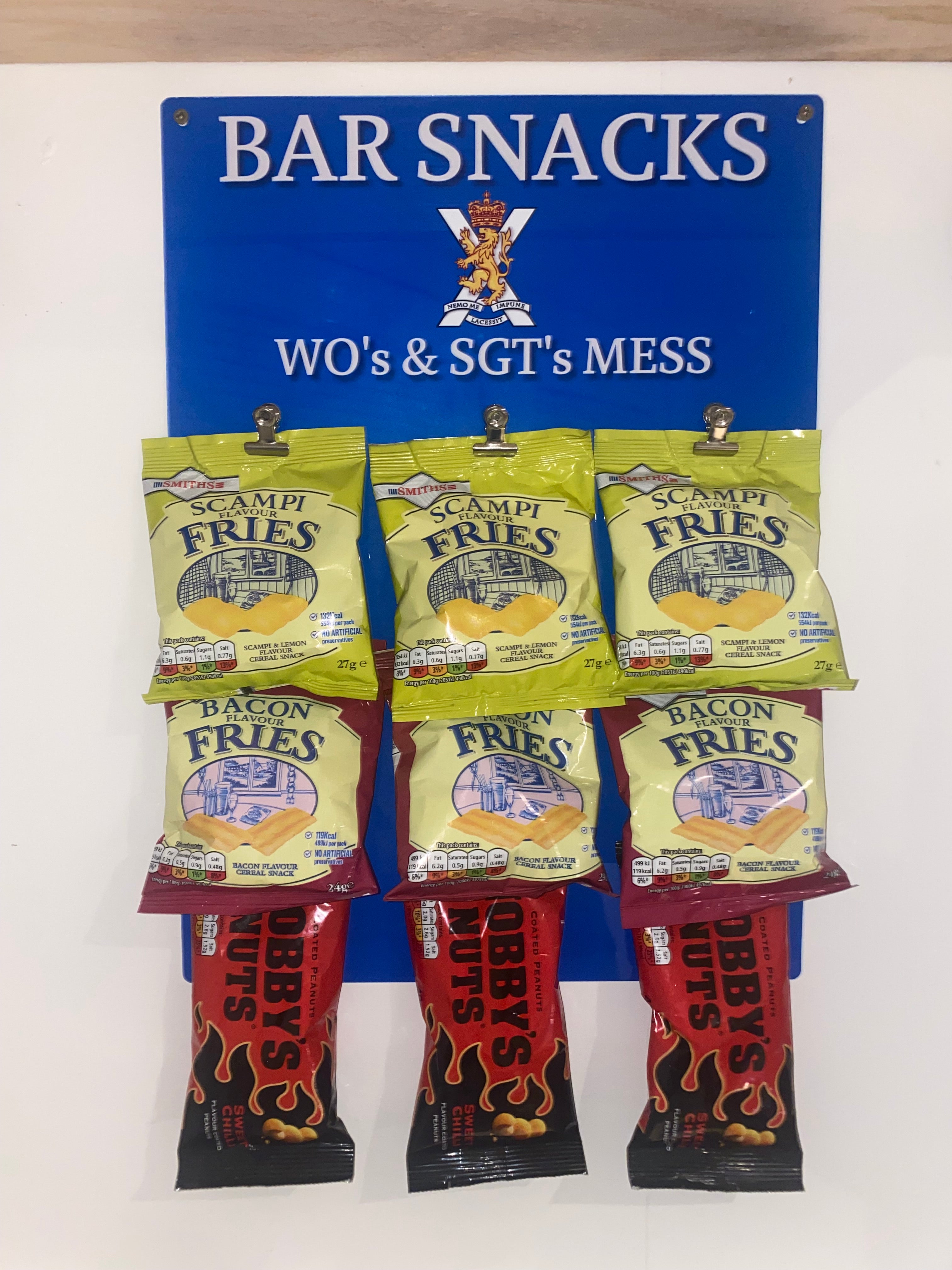 Bar Snacks Signs – RTB Print & Design